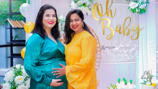 Rayane Mithun's surprise baby shower! – Shopzters