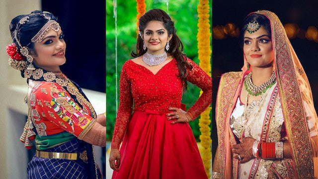 A Versatile Bride And The 7 Various Looks She Opted For Her Wedding ...