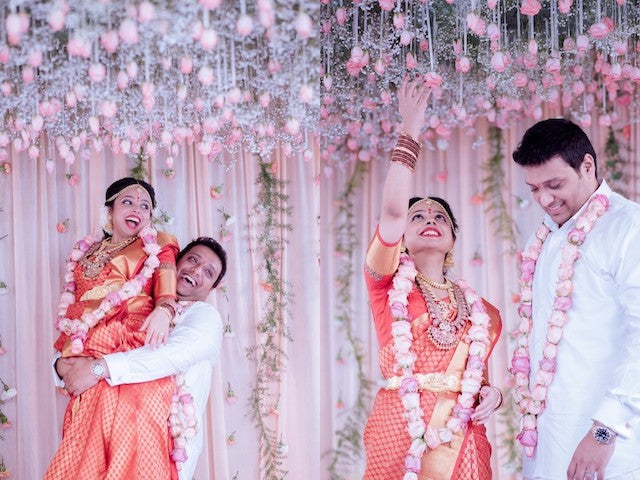 A South Indian Wedding Theme Inspired By An English Floral Garden ...